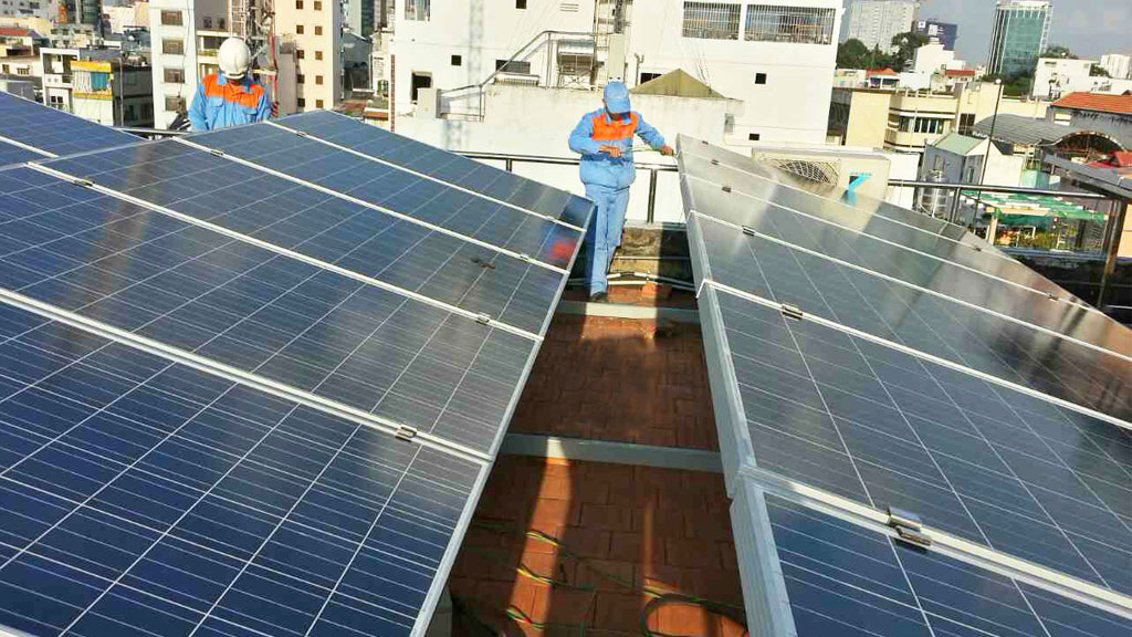 Solar PV Rooftop Project - Van Lang University - Ho Chi Minh City - IREX